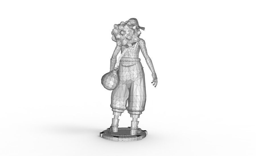 Usopp - Standing Pose 3D model 3D printable | CGTrader