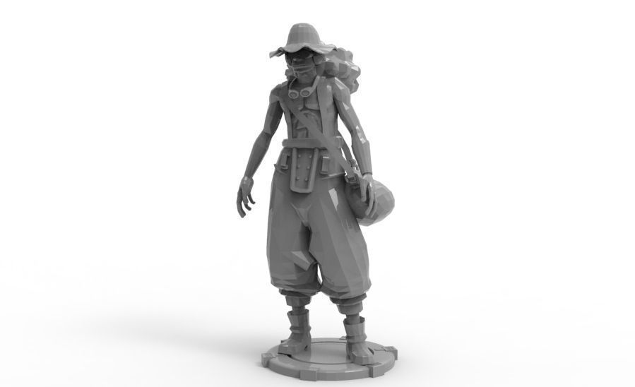 Usopp - Standing Pose 3D model 3D printable | CGTrader