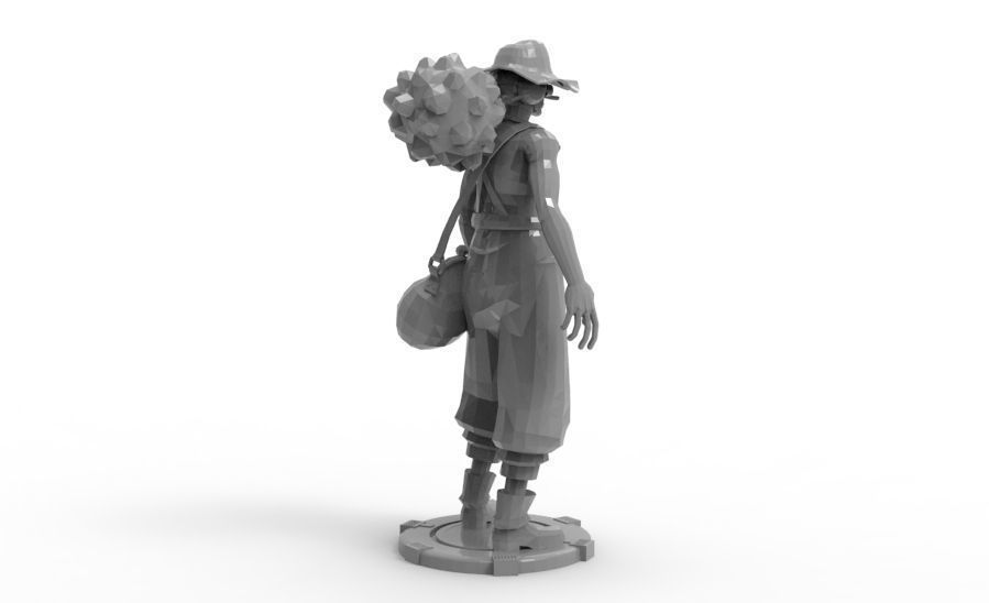 Usopp - Standing Pose 3D model 3D printable | CGTrader