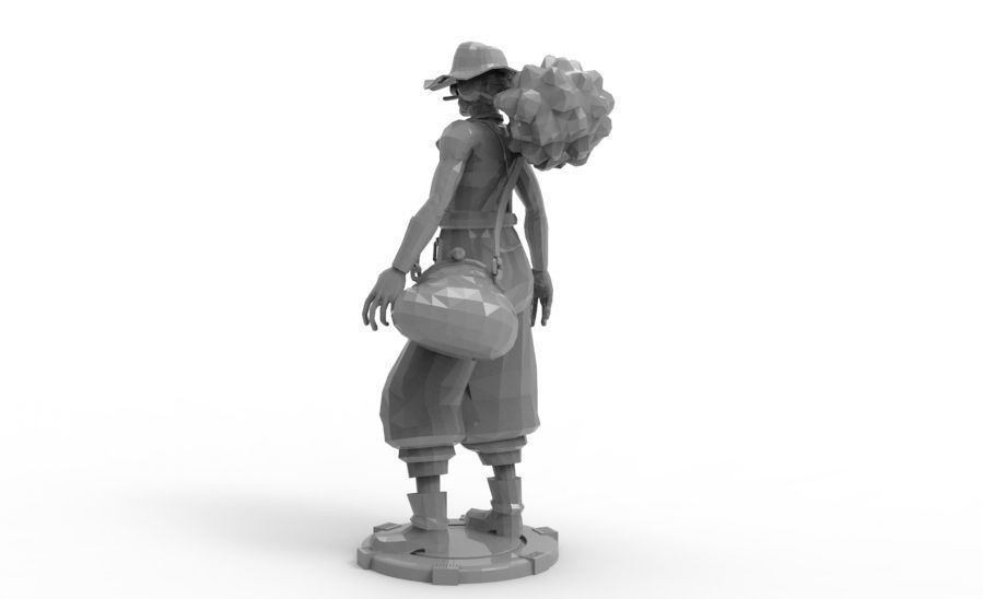 Usopp - Standing Pose 3D model 3D printable | CGTrader