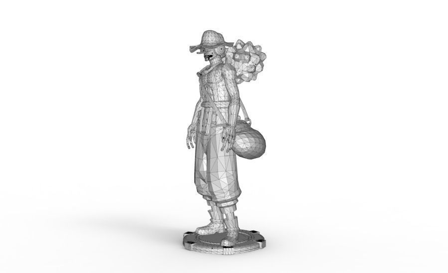 Usopp - Standing Pose 3D model 3D printable | CGTrader