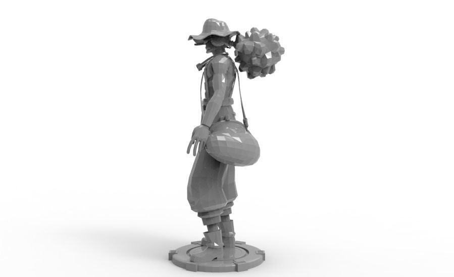 Usopp - Standing Pose 3D model 3D printable | CGTrader