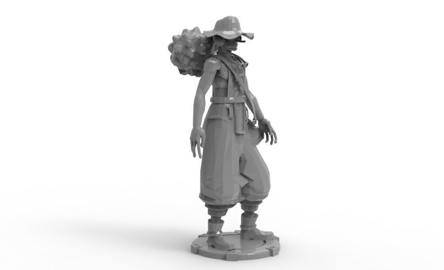 Usopp - Standing Pose 3D model 3D printable | CGTrader