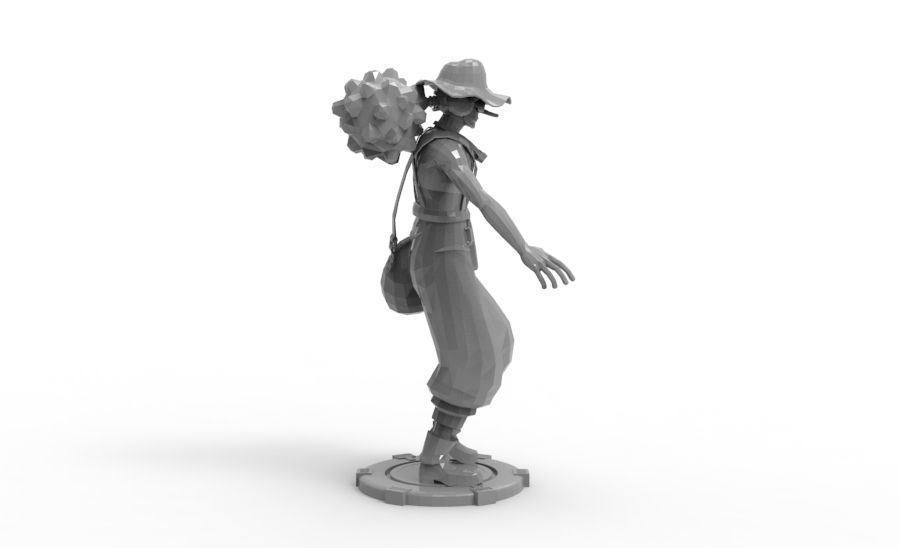 Usopp - Tough Walk Pose 3D model 3D printable | CGTrader