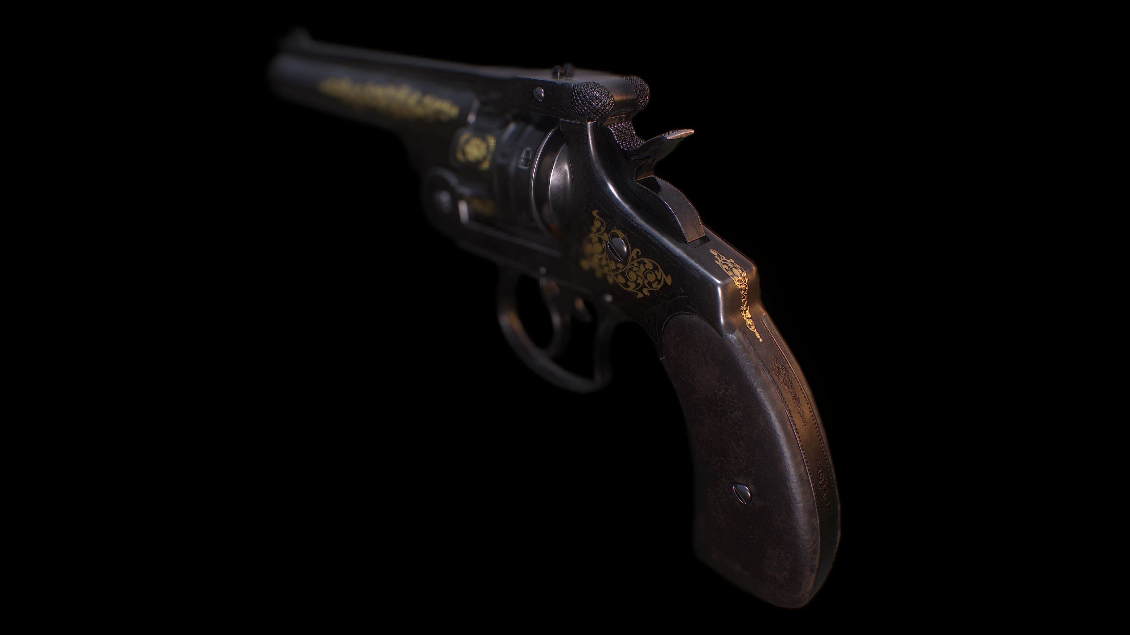 3D model Henry Revolver VR / AR / low-poly | CGTrader