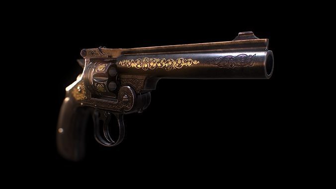 3D model Henry Revolver VR / AR / low-poly | CGTrader