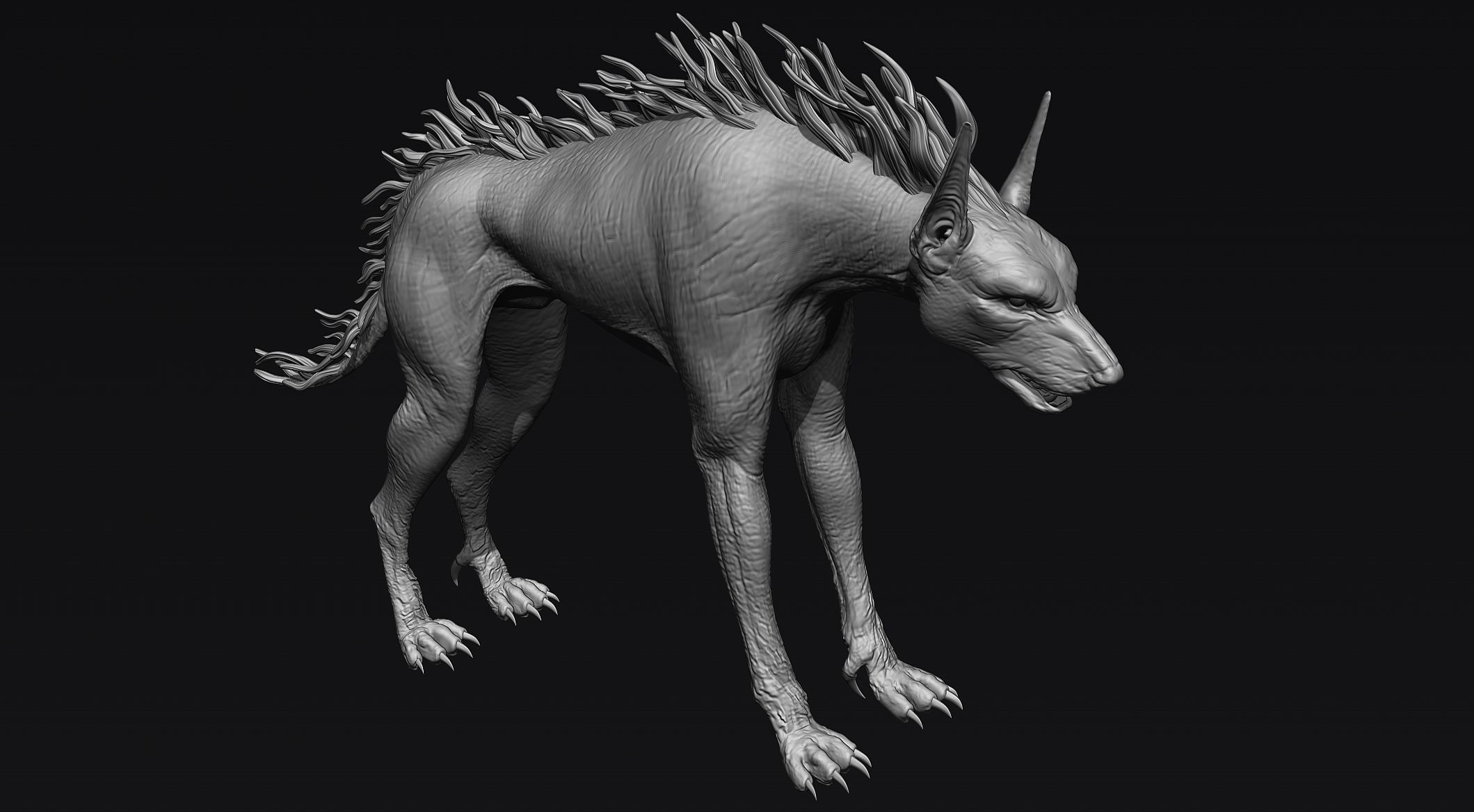 Hellhound Zbrush 3D model | CGTrader