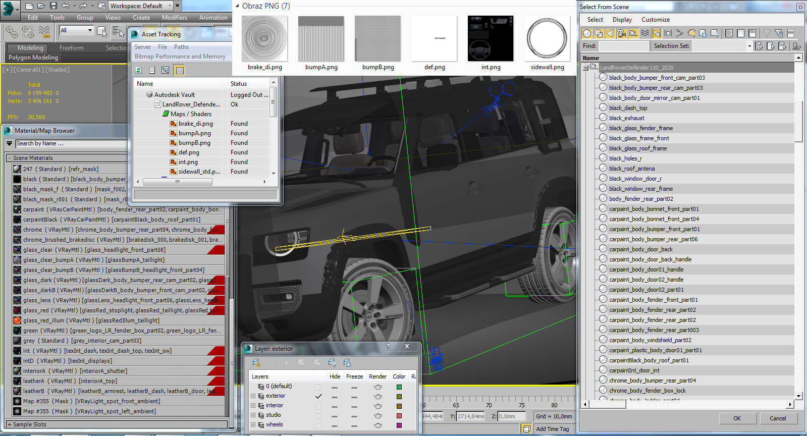 Land Rover Defender 110 2020 3D model | CGTrader