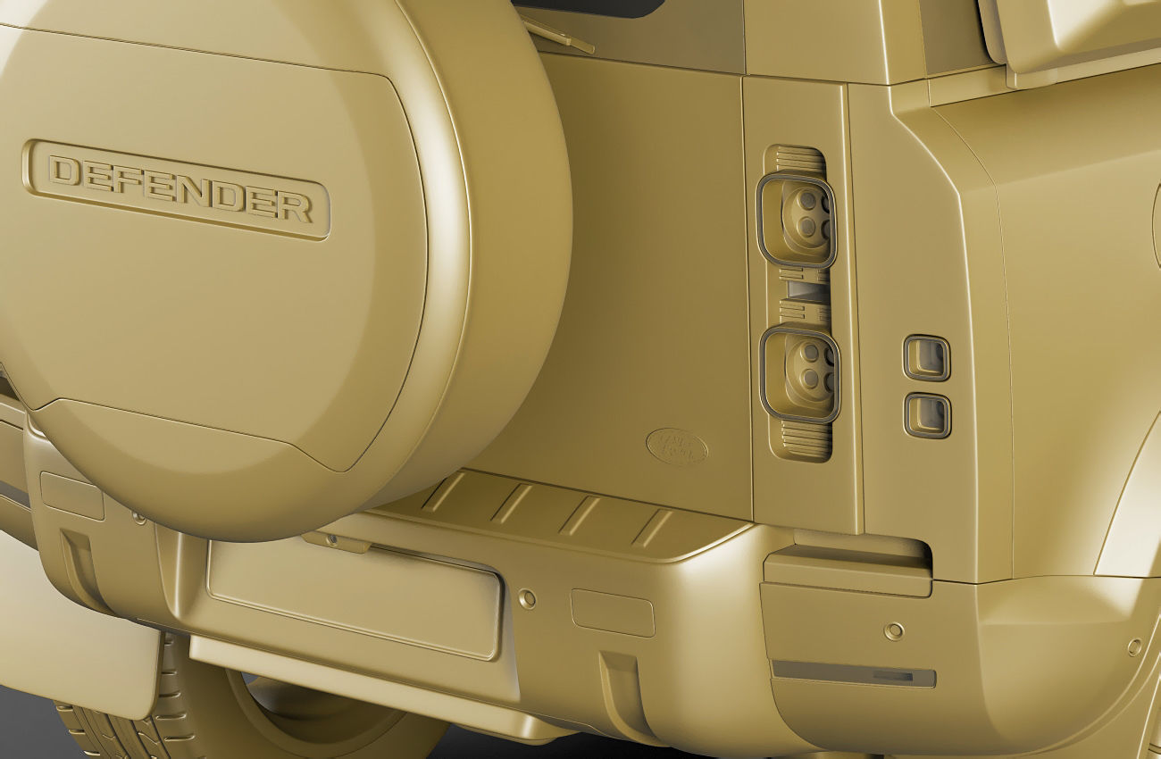 Land Rover Defender 110 2020 3D model | CGTrader