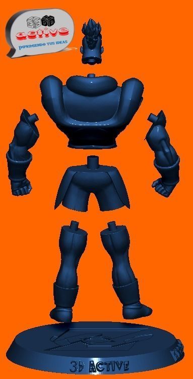 Dragon Ball Z - Android No 16 3D model 3D printable | CGTrader