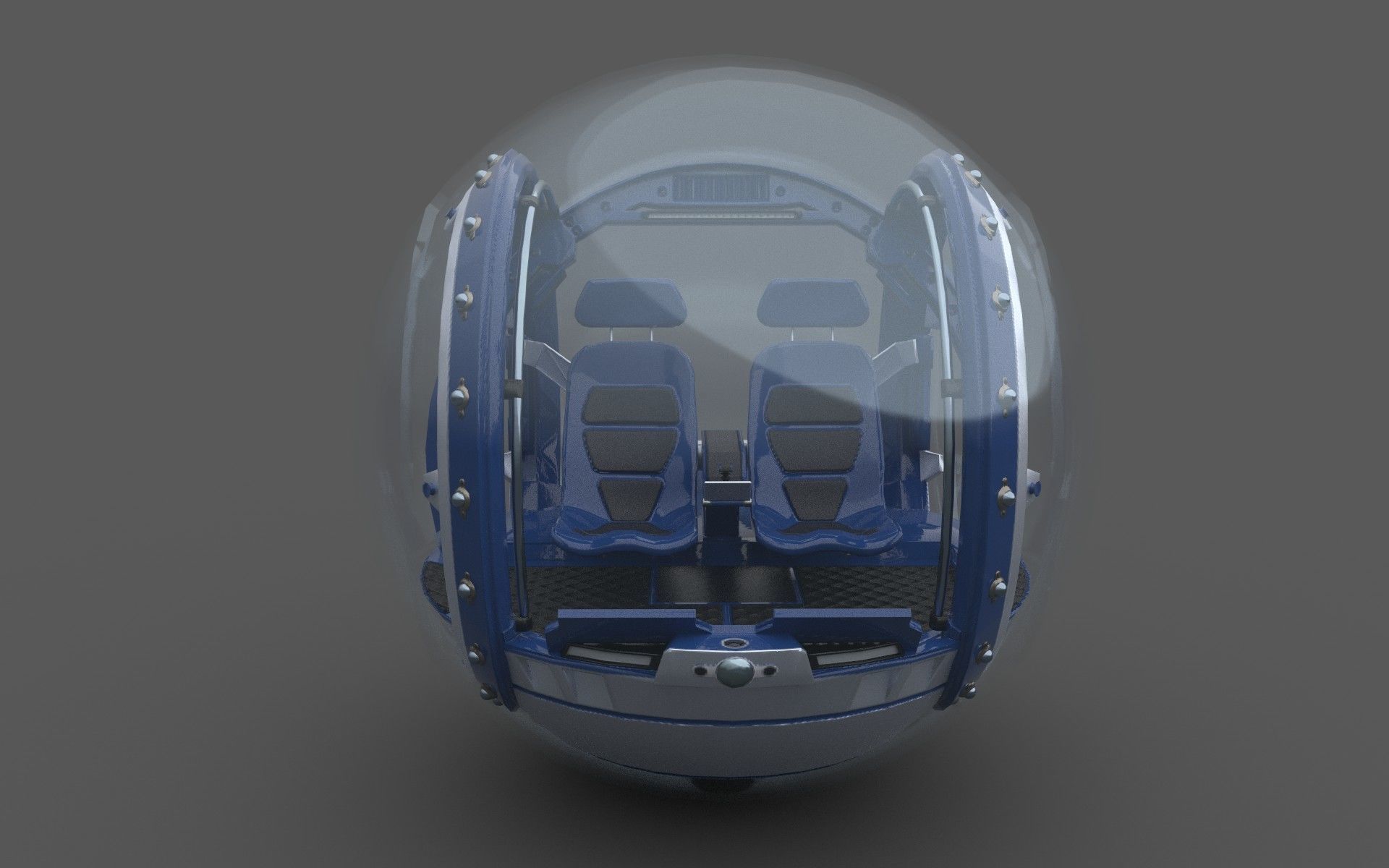 3D model Gyrosphere interior of hovercraft VR / AR / low-poly | CGTrader