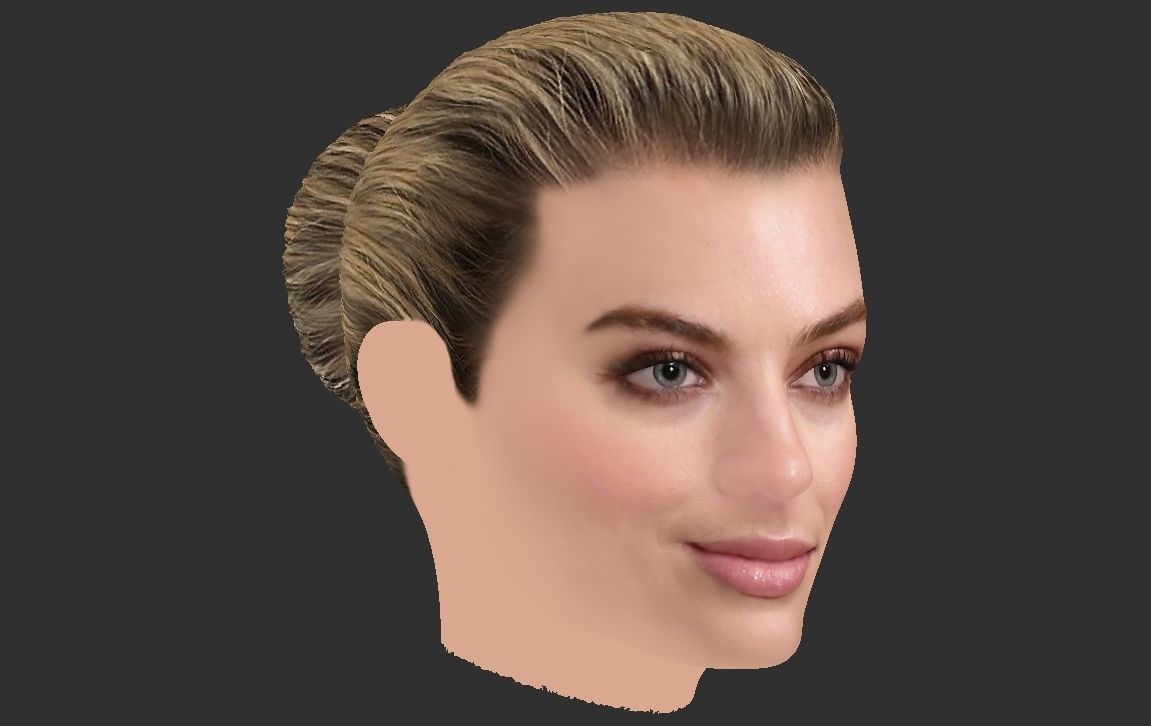 Margot Robbie 3D model | CGTrader