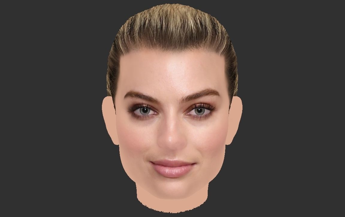 Margot Robbie 3D model | CGTrader