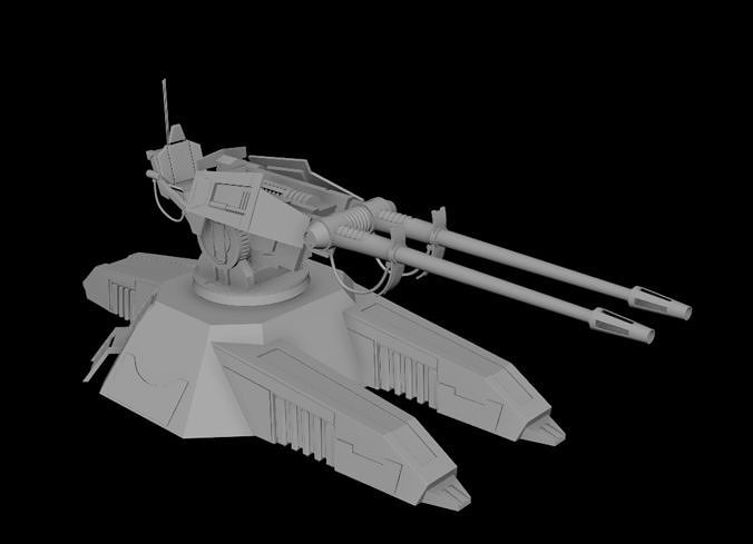 Star Wars Clone Turret free 3D model | CGTrader