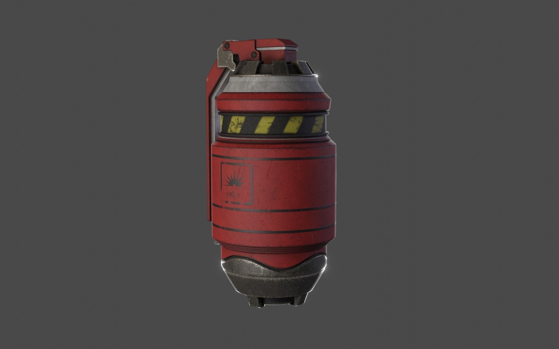 Sci Fi Grenade 3D model | CGTrader