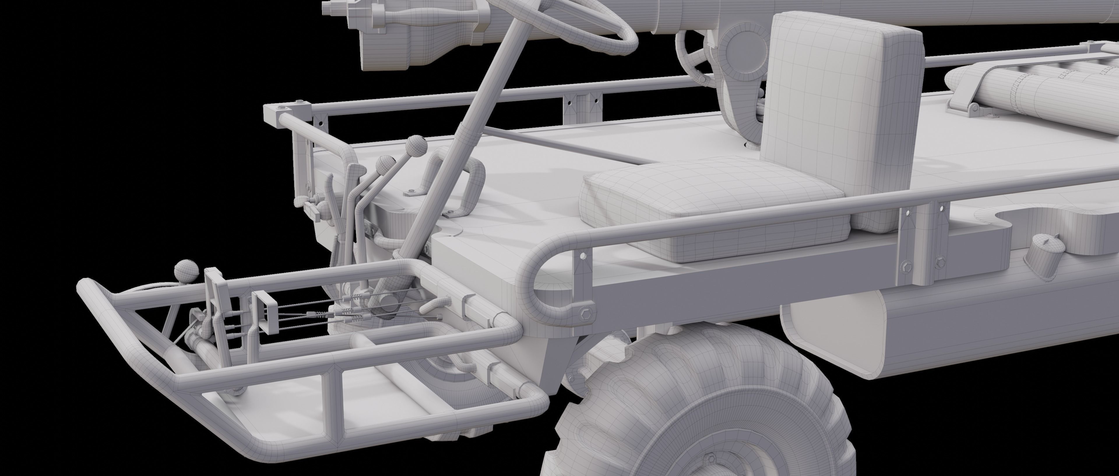 Utility Platform Truck free 3D model | CGTrader
