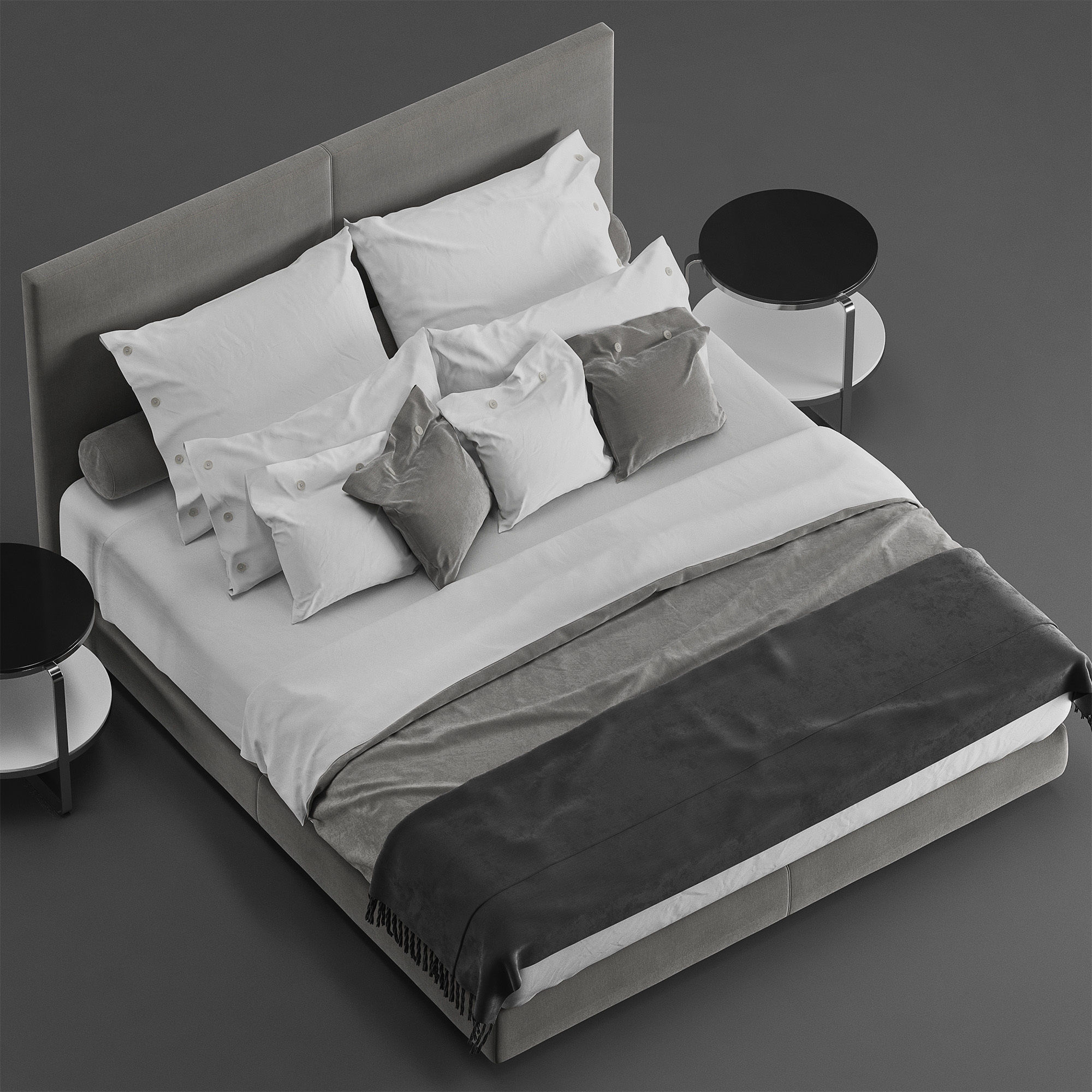 Flexform Oltre Bed 3D model | CGTrader