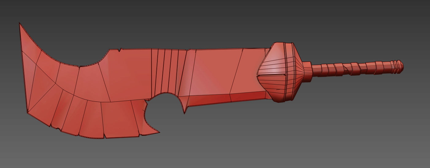 3D model Rustic Blade Swords VR / AR / low-poly | CGTrader