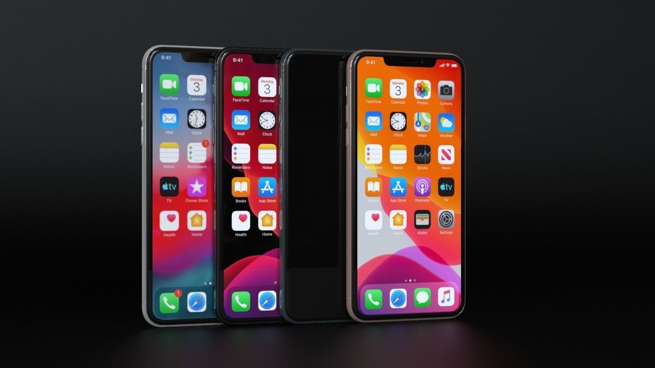 Apple iPhone 11 Pro Max All Official Colors 3D model | CGTrader