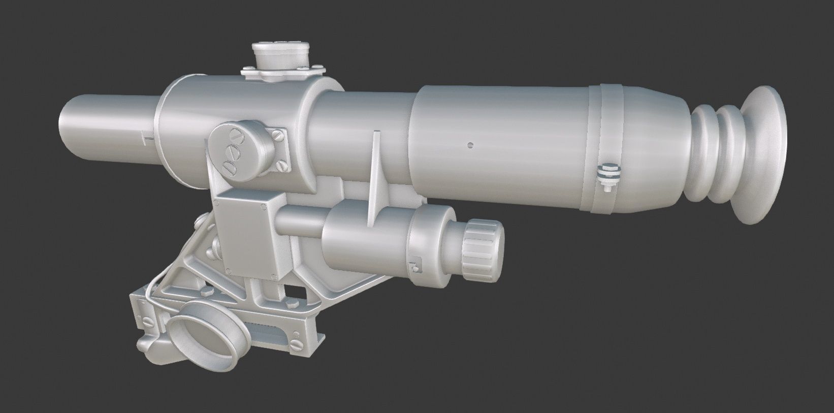 3D model 1OP50 SSP Russian Machine gun Scope VR / AR / low-poly | CGTrader