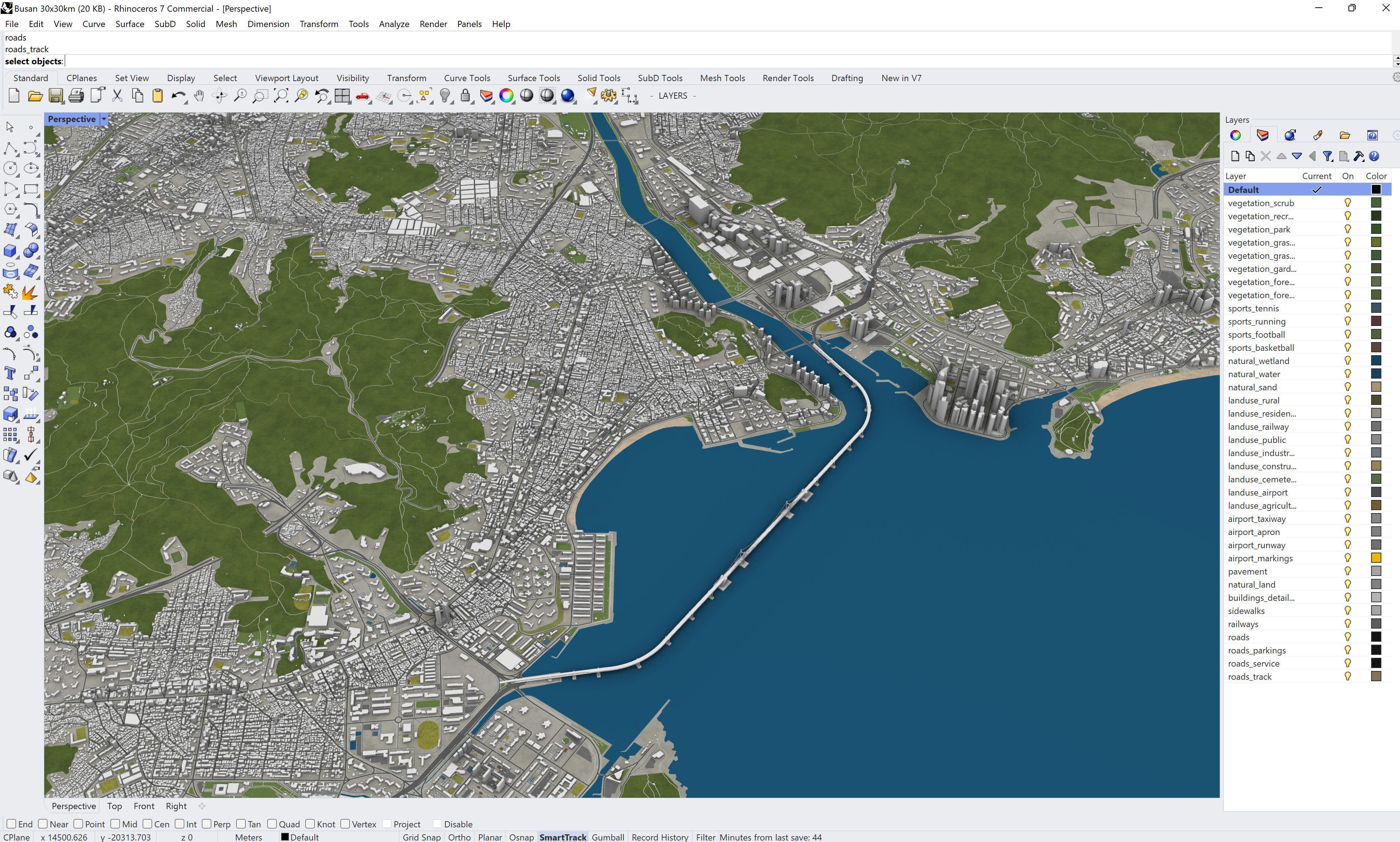 3D model Busan VR / AR / low-poly | CGTrader