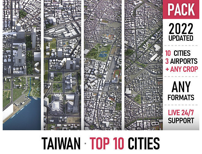 Taiwan 3D Model Collection | CGTrader