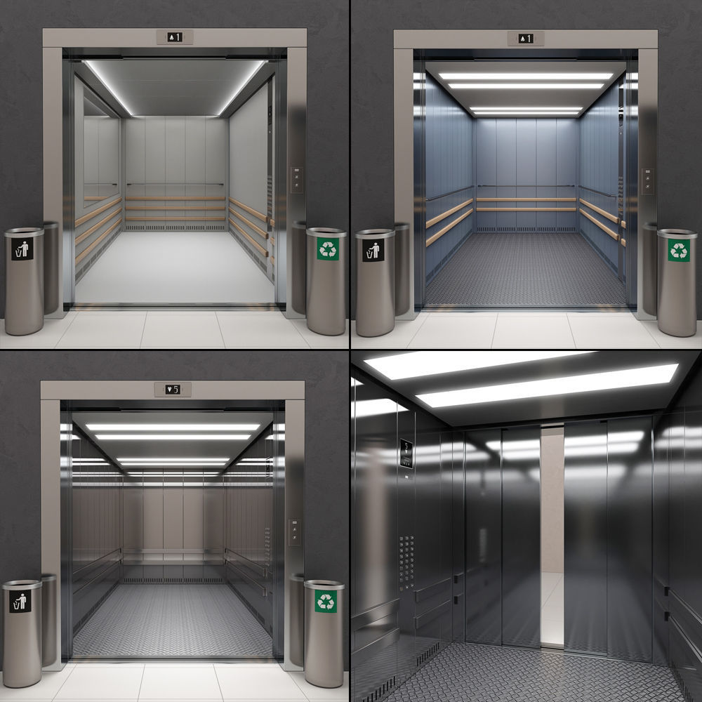 Kone TRANSYS Elevator - KDS 300 3D model animated | CGTrader