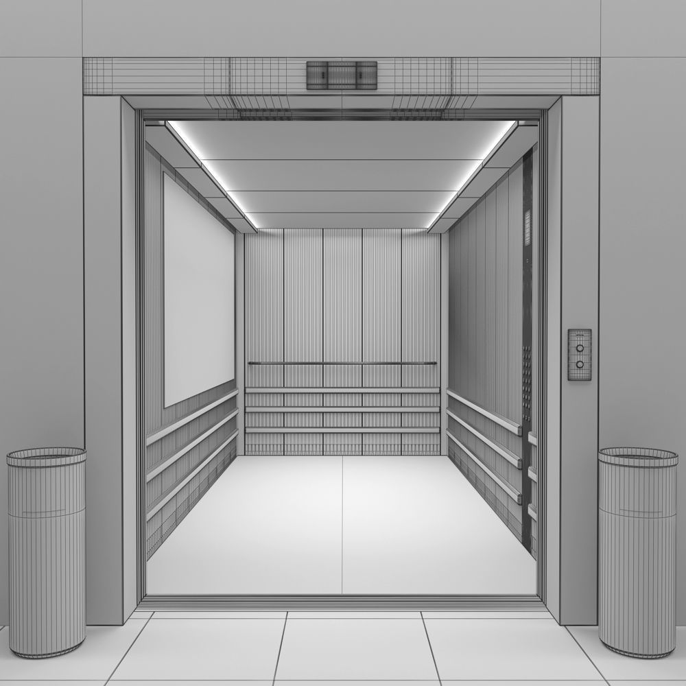 Kone TRANSYS Elevator - KDS 300 3D model animated | CGTrader