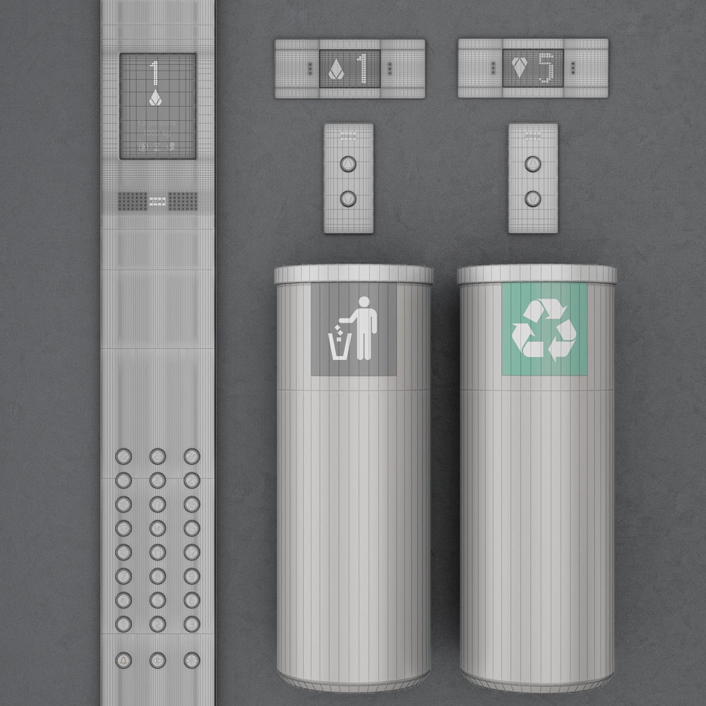 Kone TRANSYS Elevator - KDS 300 3D model animated | CGTrader