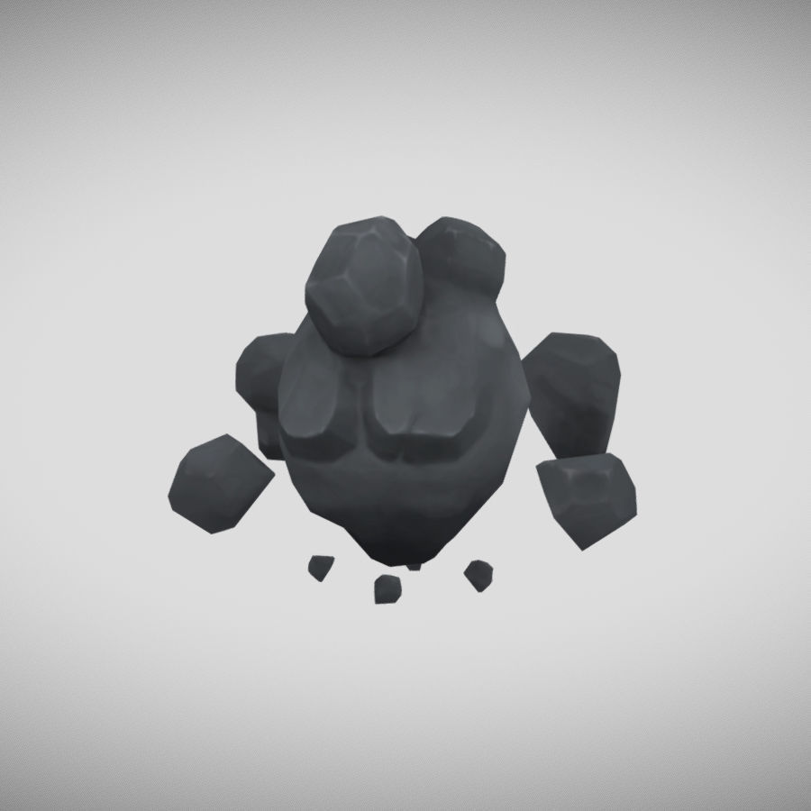 3D model Rock elemental animated VR / AR / low-poly | CGTrader