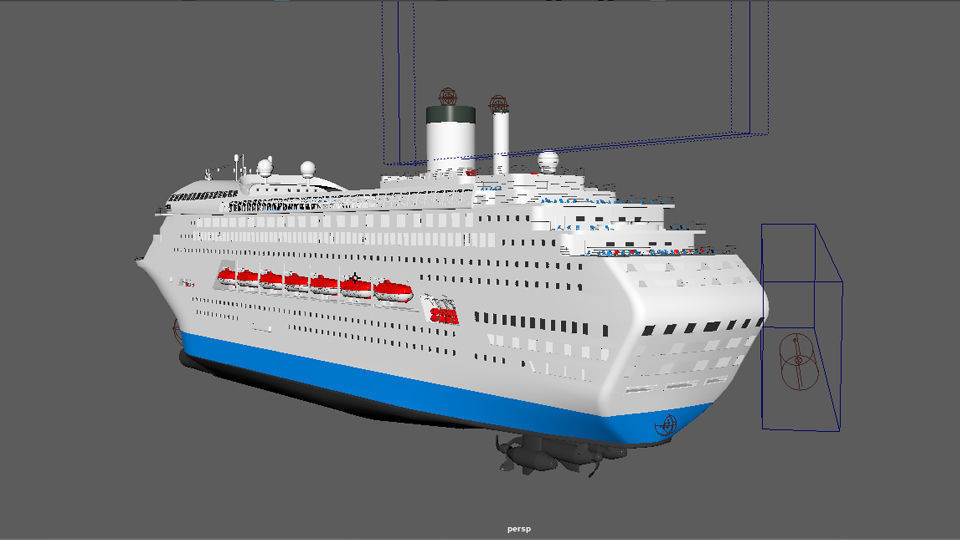 Animated Ship with Ocean 3D model animated | CGTrader
