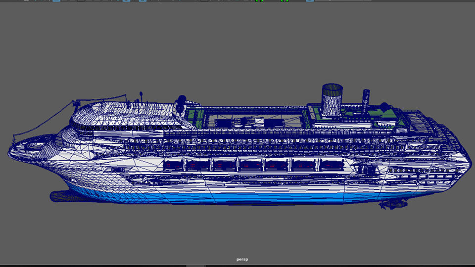 Animated Ship with Ocean 3D model animated | CGTrader