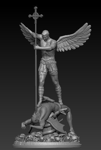 the Archangel 3D model 3D printable | CGTrader