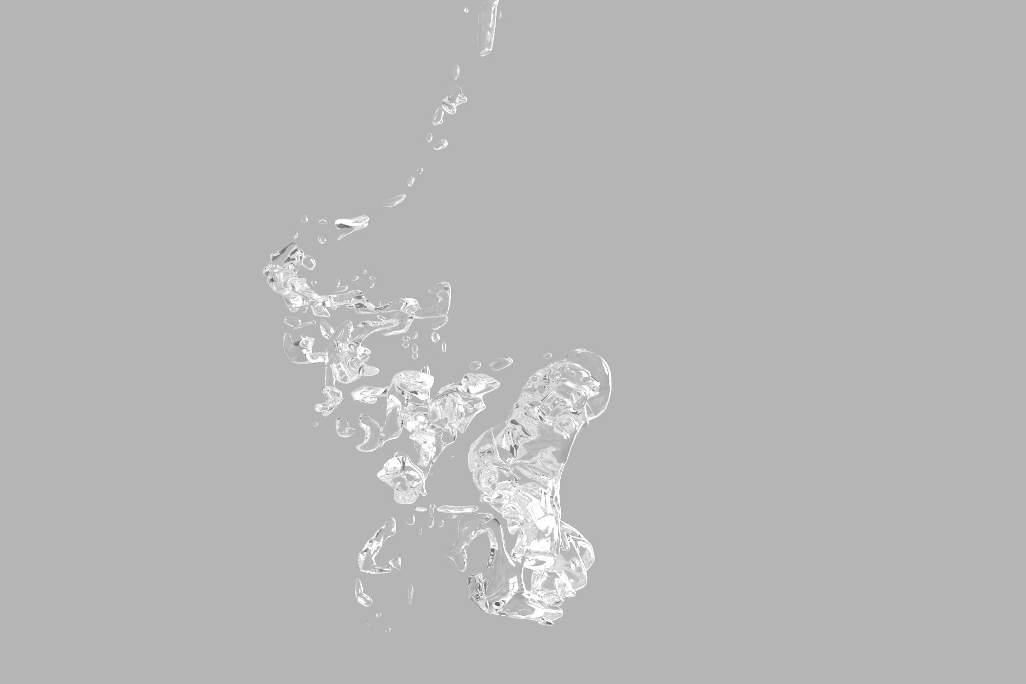 liquid spray 02 3D model | CGTrader