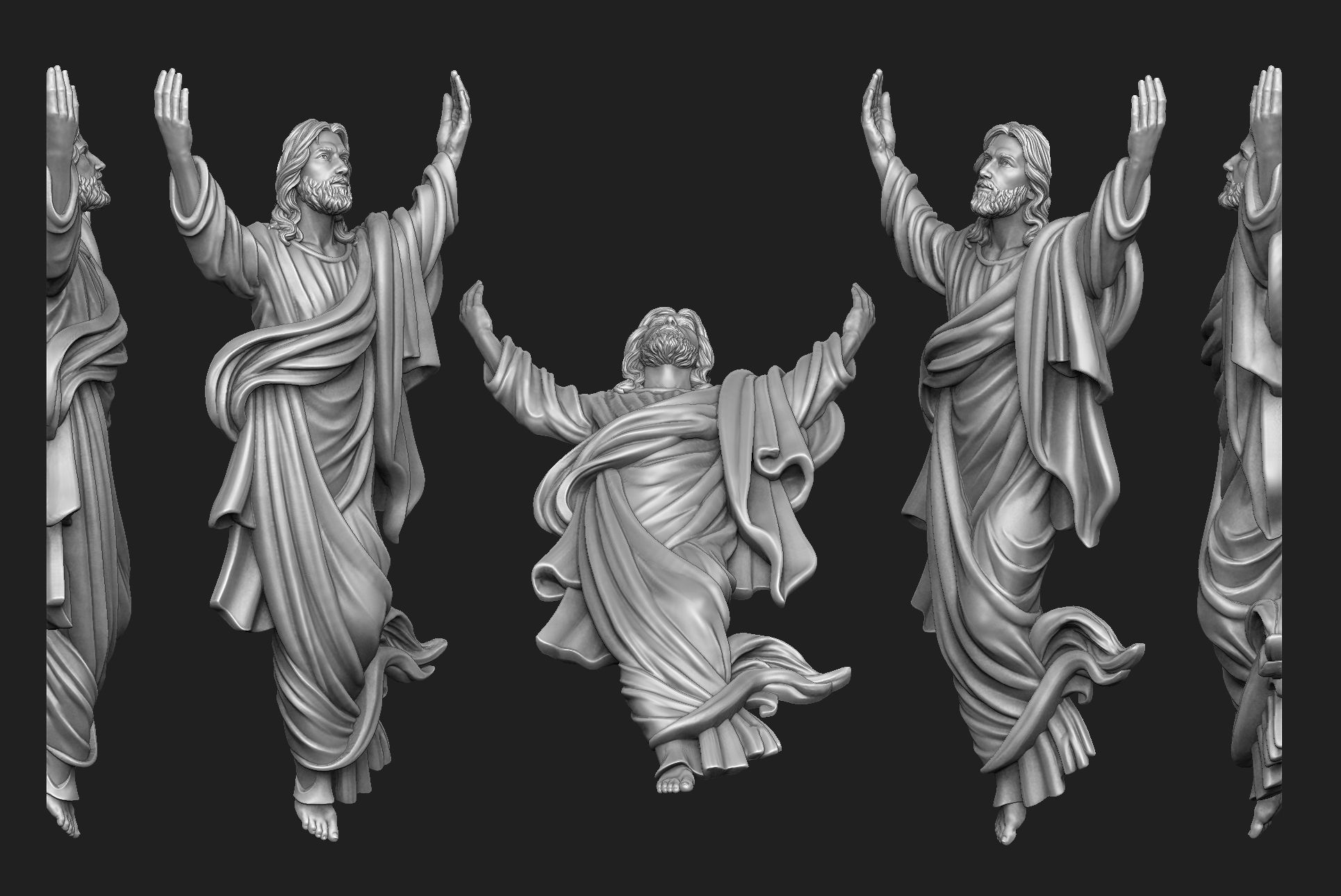 Jesus Ascension 3D Model Collection | CGTrader