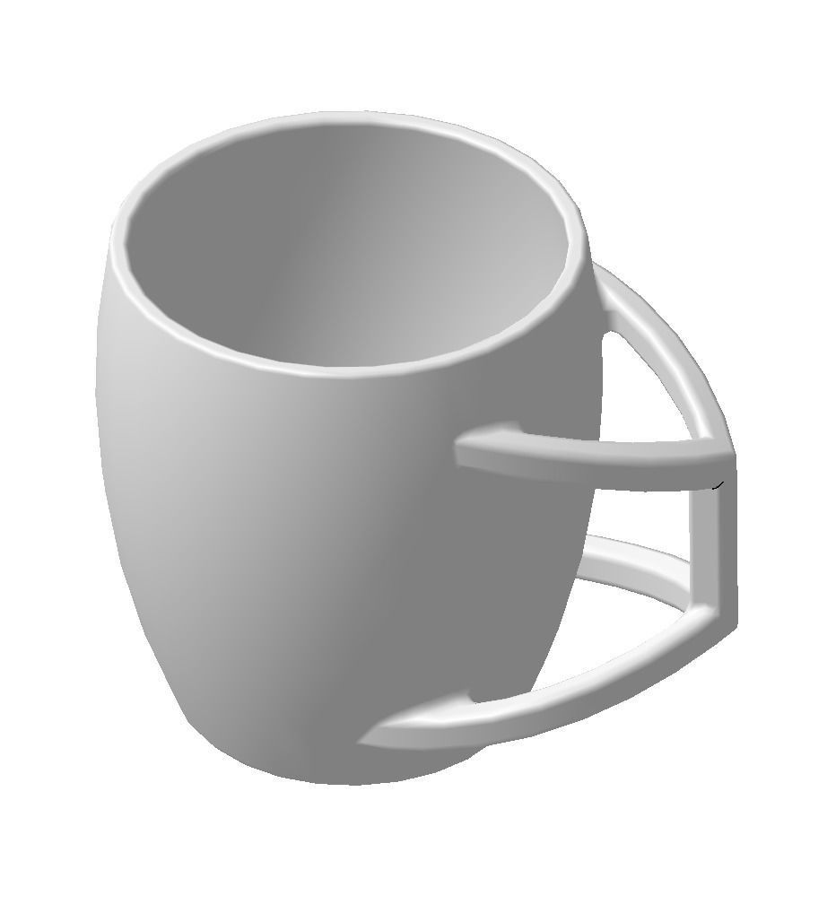 3D printable model Coffee mug breakfast | CGTrader