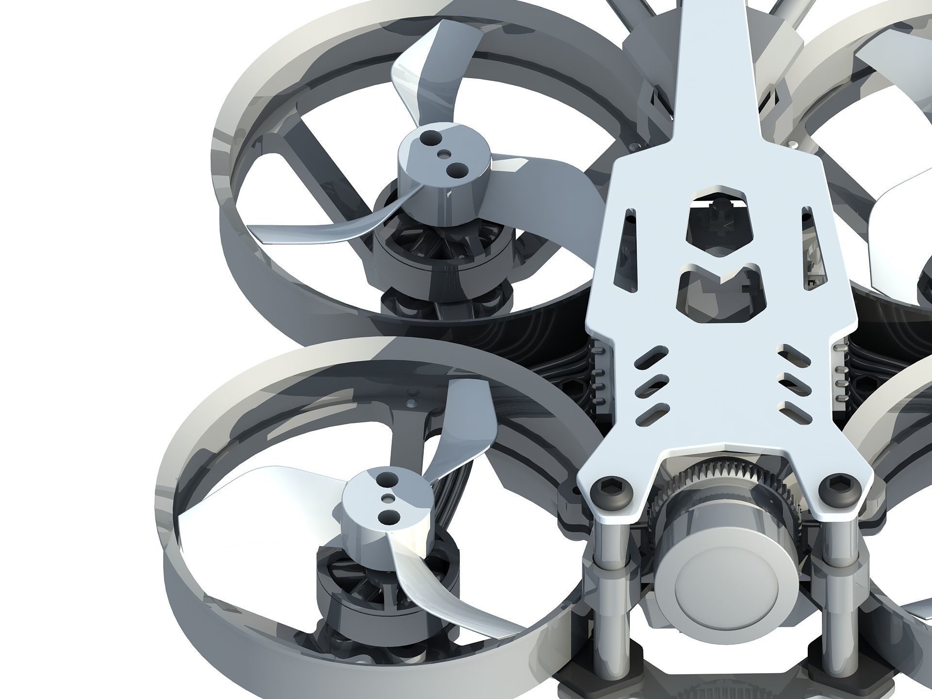 Bionic dragonfly four-axis Quadcopter UAV aircraft 3D model | CGTrader