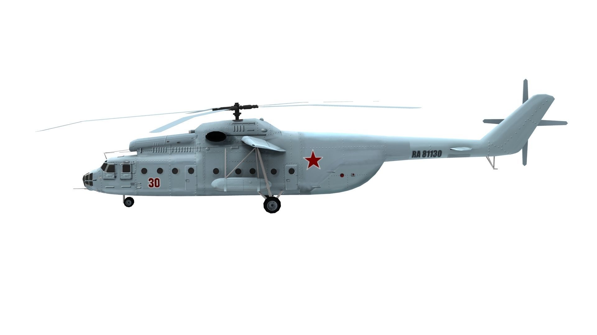 3D model Lowpoly Mi-6 Hook VR / AR / low-poly | CGTrader
