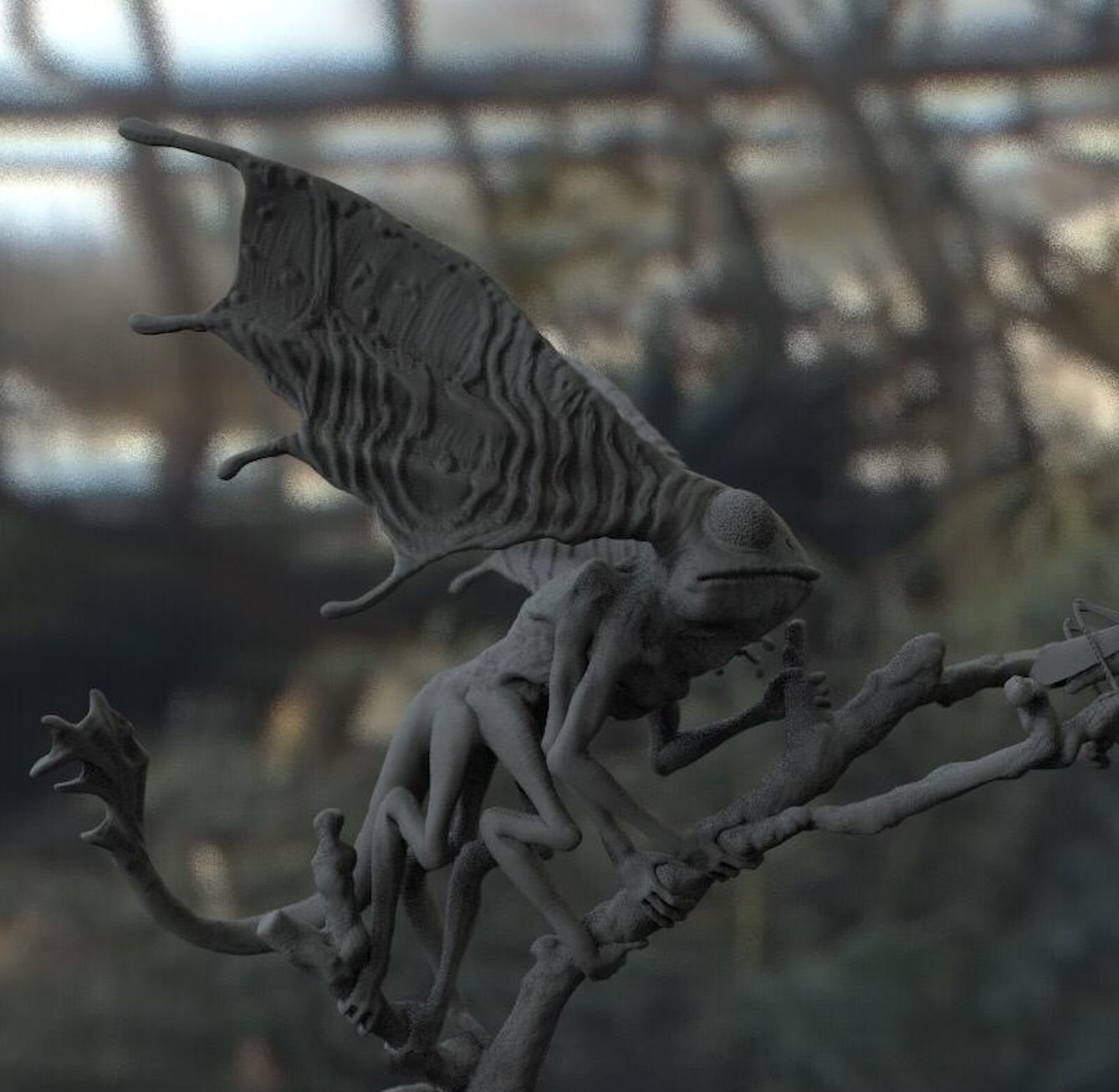 Doxy creature from Fantastic Beasts and Where to find them 3D model 3D ...