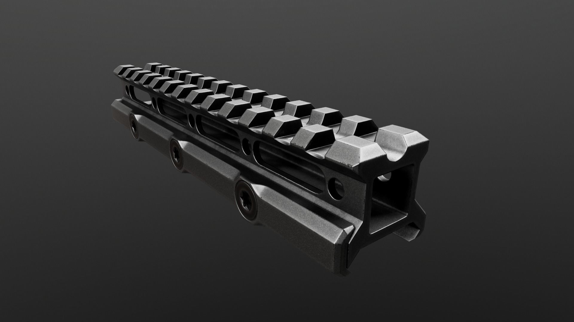 UTG Super Slim Picatinny Riser Mounts free VR / AR / low-poly 3D model ...