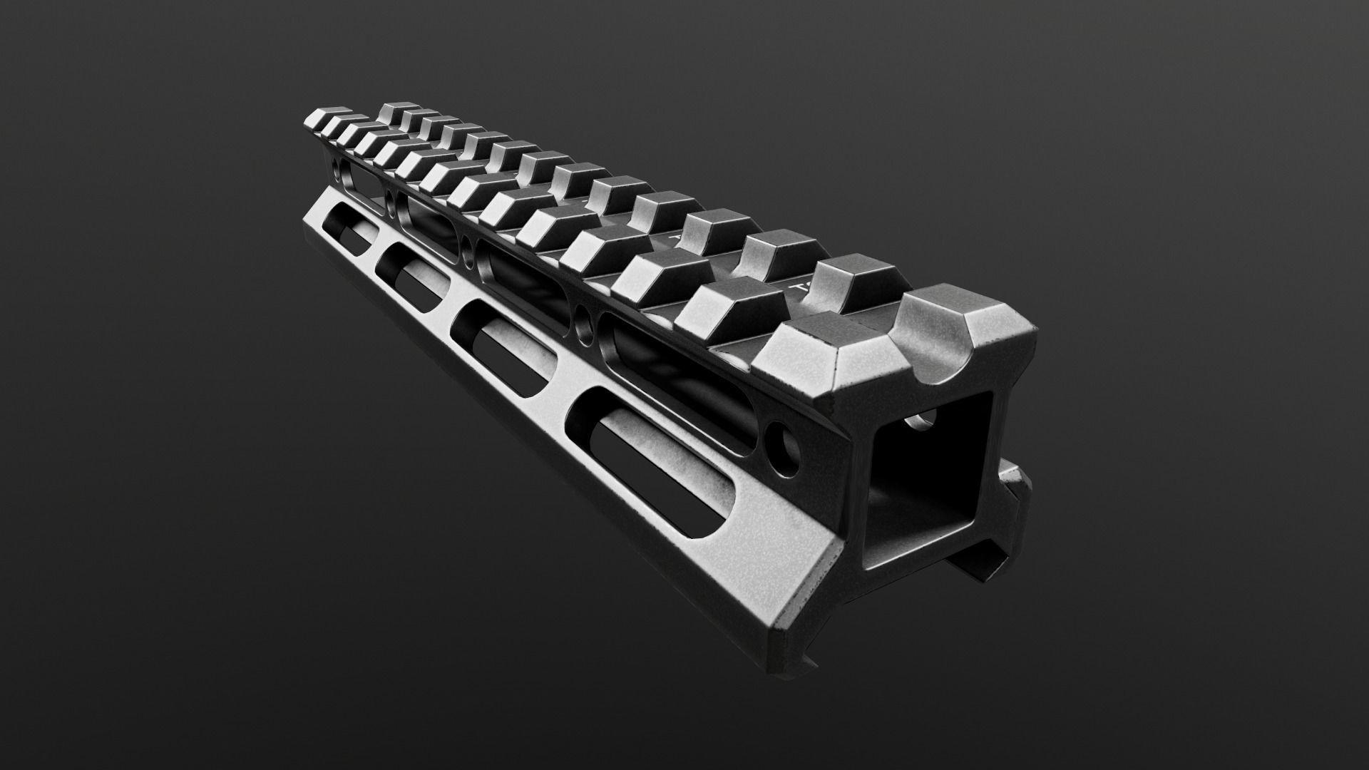 UTG Super Slim Picatinny Riser Mounts free VR / AR / low-poly 3D model ...