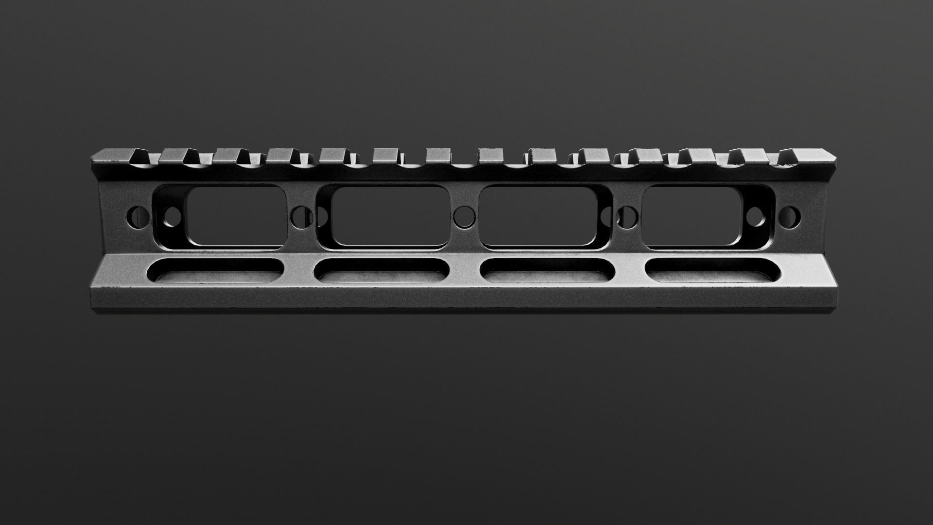 UTG Super Slim Picatinny Riser Mounts free VR / AR / low-poly 3D model ...