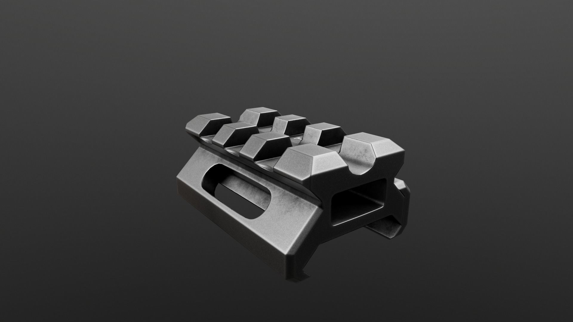 UTG Super Slim Picatinny Riser Mounts free VR / AR / low-poly 3D model ...