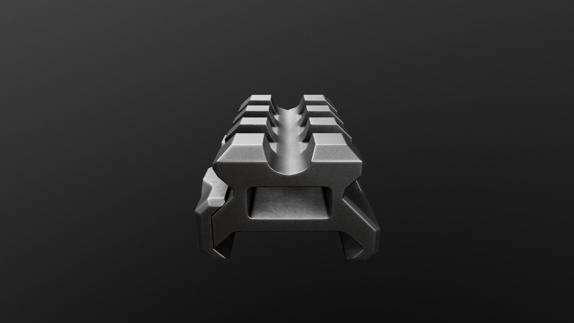 UTG Super Slim Picatinny Riser Mounts free VR / AR / low-poly 3D model ...