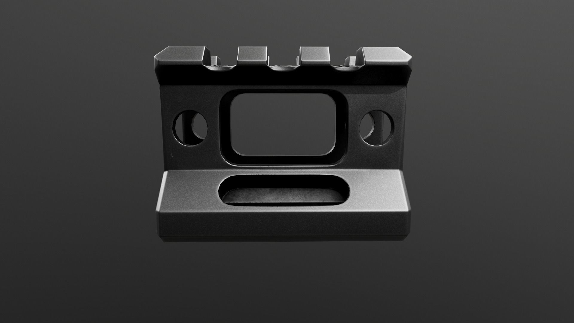 UTG Super Slim Picatinny Riser Mounts free VR / AR / low-poly 3D model ...