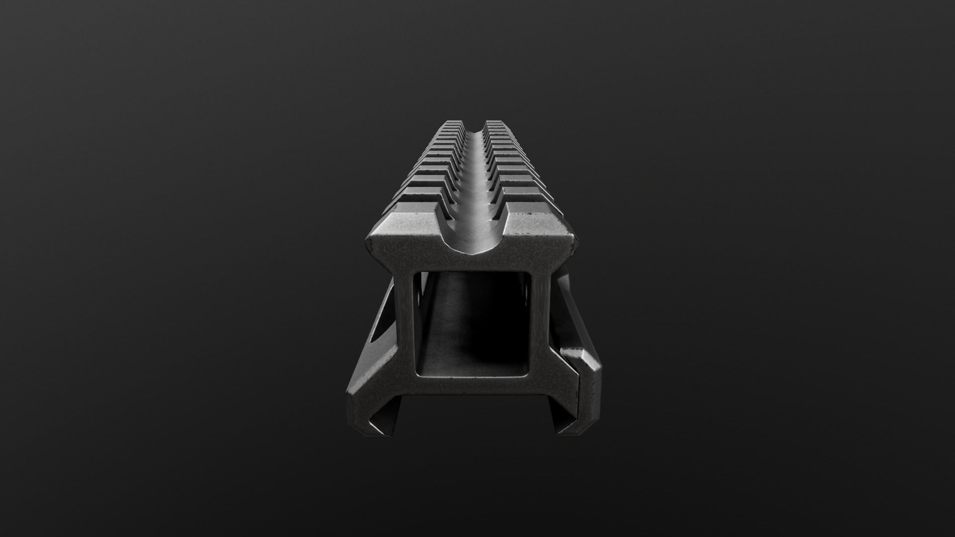 UTG Super Slim Picatinny Riser Mounts free VR / AR / low-poly 3D model ...