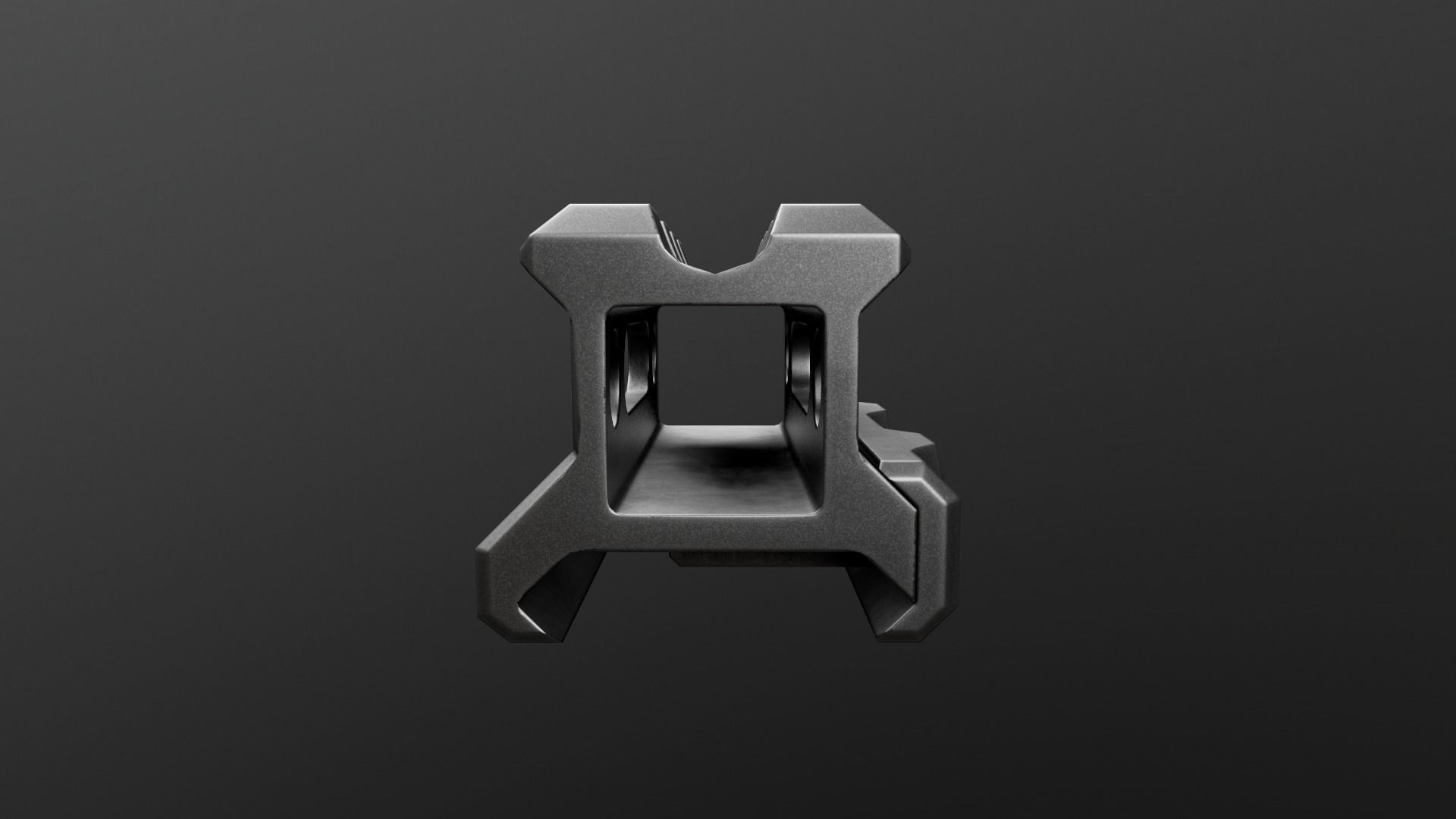 UTG Super Slim Picatinny Riser Mounts free VR / AR / low-poly 3D model ...