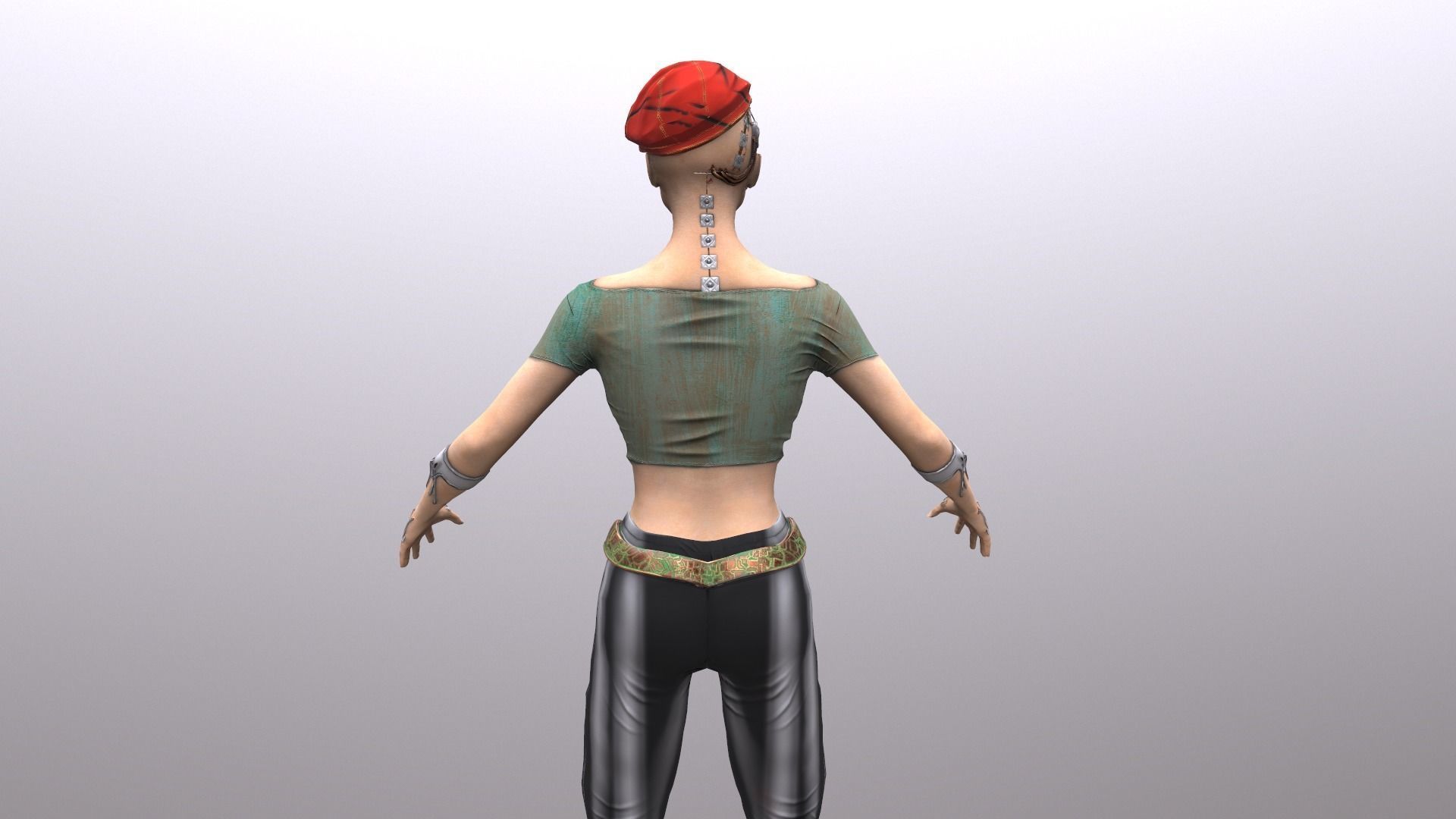 3D model Prototype Girl VR / AR / low-poly rigged animated | CGTrader