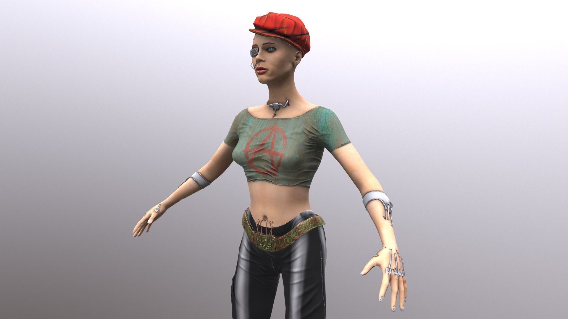 3D model Prototype Girl VR / AR / low-poly rigged animated | CGTrader