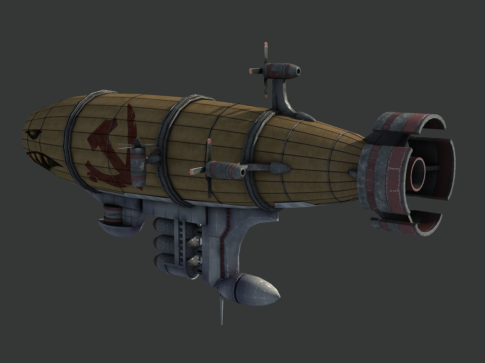 3D model Red Alert Kirov Airship-1 VR / AR / low-poly | CGTrader